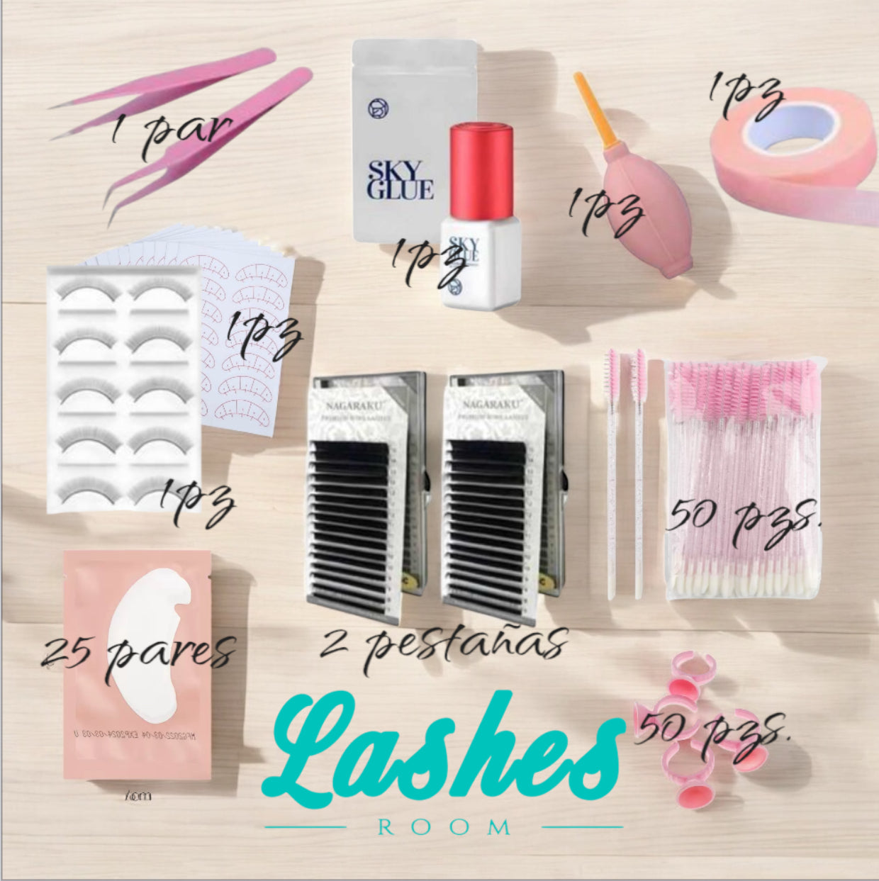 Kit Básico – Lashes Room